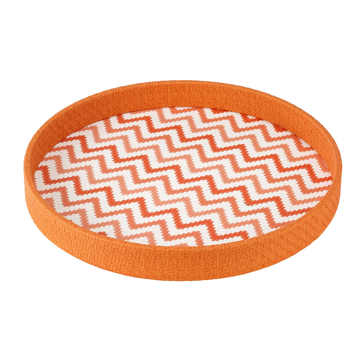 Ripple ZigZag Round Trays – Bodrum Linens